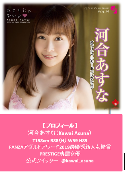 CJ Sexy Vol 95 Kawai Asuna OFFICIAL CARD COLLECTION – Sleever Queen