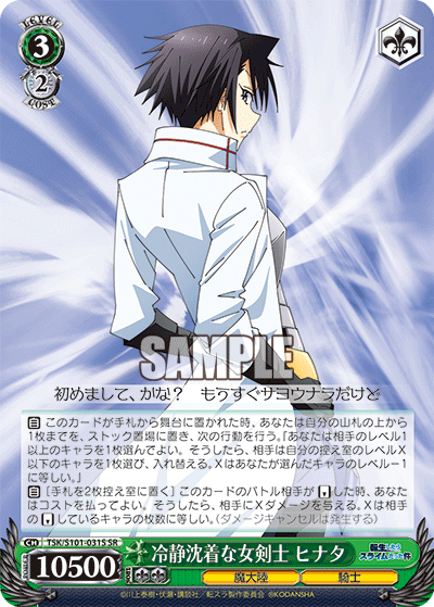 TSK/S101-031S 冷静沈着な女剣士 ヒナタ – Sleever Queen