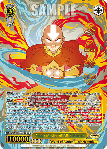 Aang: Master of All Elements(ATLA/WX04-002SEC) – Sleever Queen
