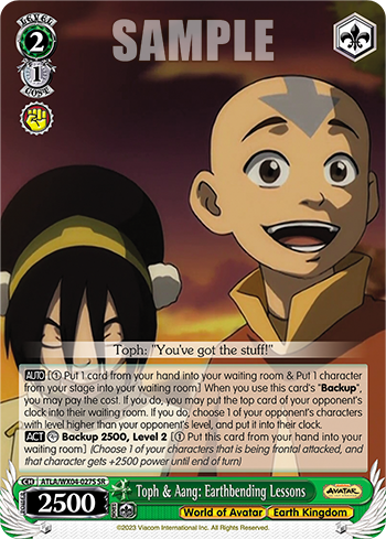 Toph & Aang: Earthbending Lessons(ATLA/WX04-027S) – Sleever Queen