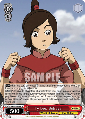 Ty Lee: Betrayal(ATLA/WX04-060) – Sleever Queen