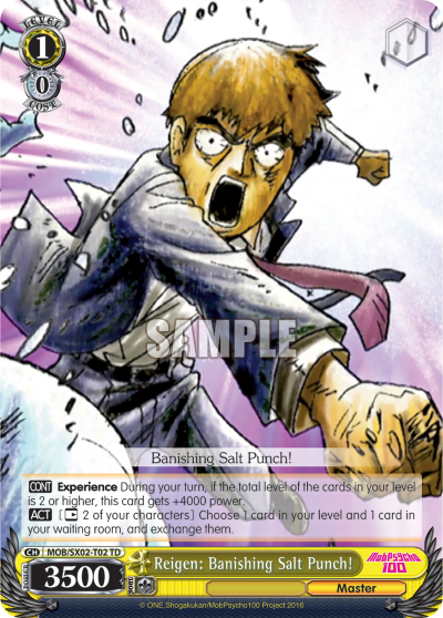 MOB/SX02-T02 Reigen: Banishing Salt Punch! – Sleever Queen