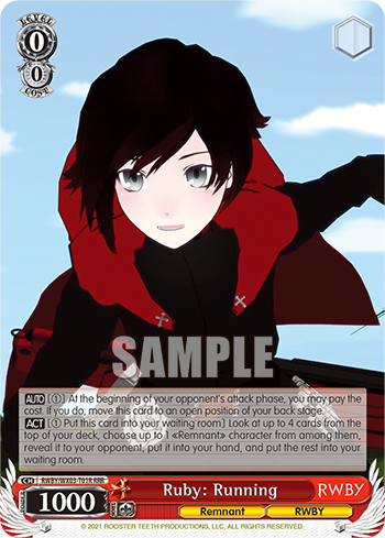 RWBY/WX03-T01R Ruby: Running – Sleever Queen