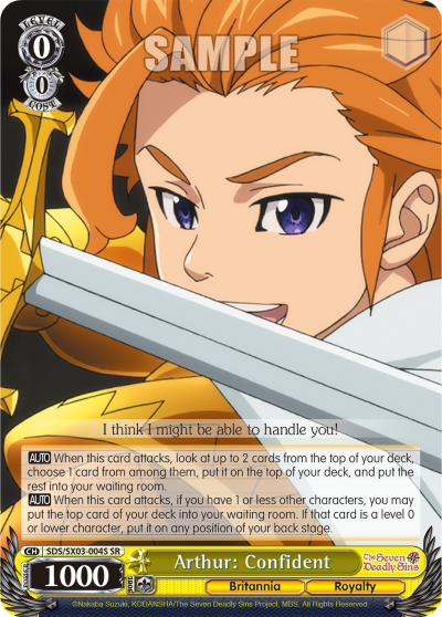 Arthur: Confident(SDS/SX03-004S) – Sleever Queen