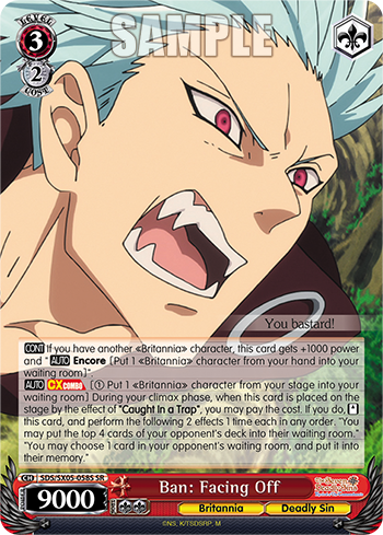 Ban: Facing Off(SDS/SX05-058S) – Sleever Queen